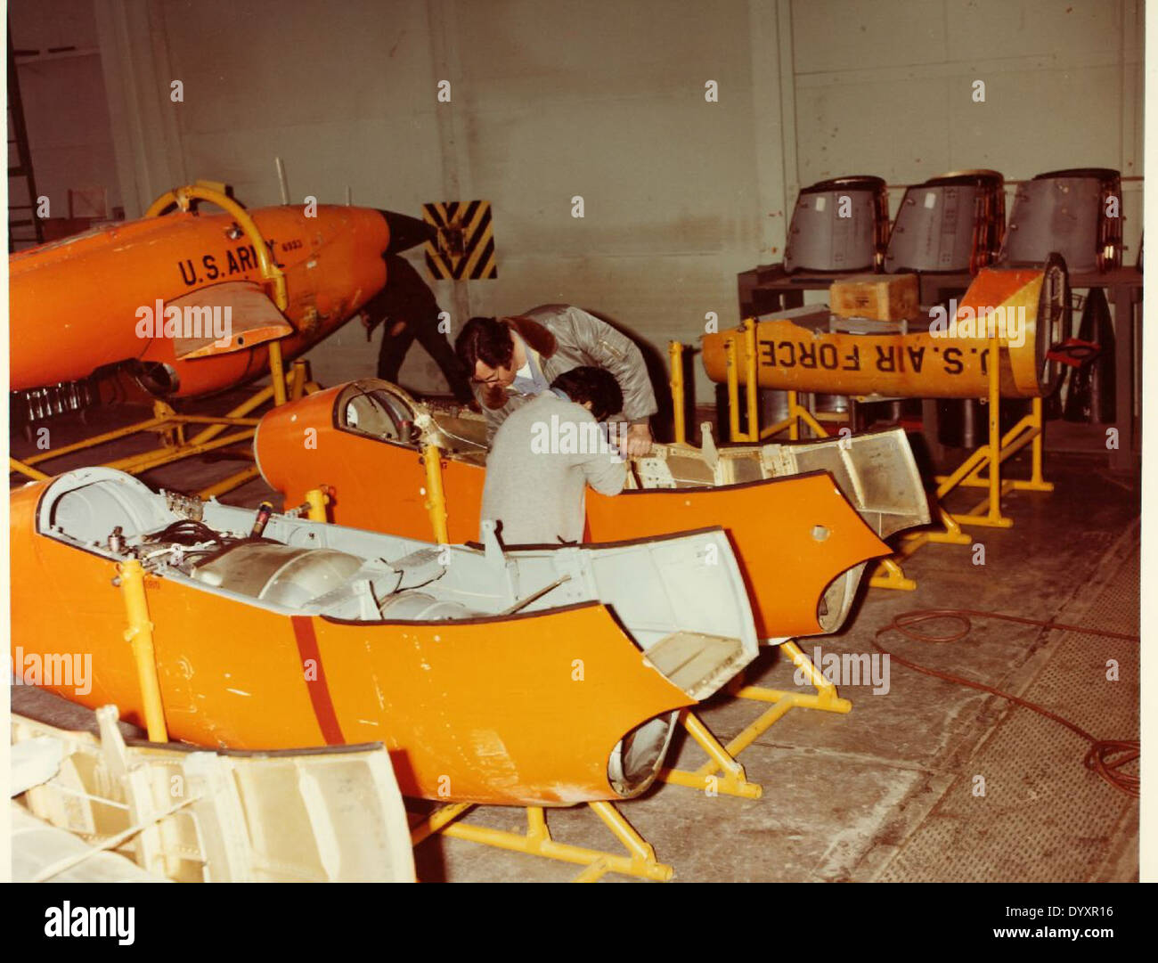 This image shows a Teledyne Ryan Firebee drone, an early unmanned ...