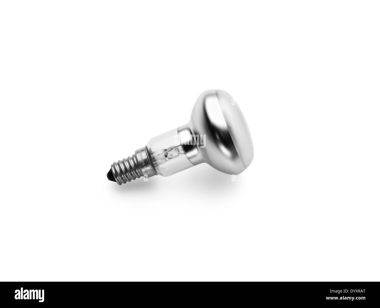 a screw light bulb photographed against a white background Stock Photo ...