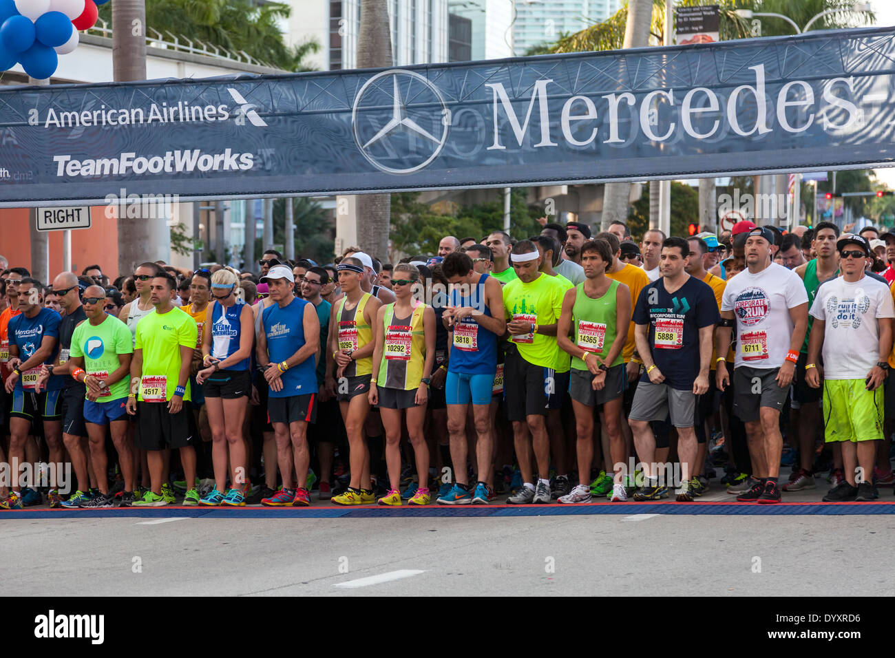 First-place winners Tyler McCandless and Kristen Arendt wait with other ...