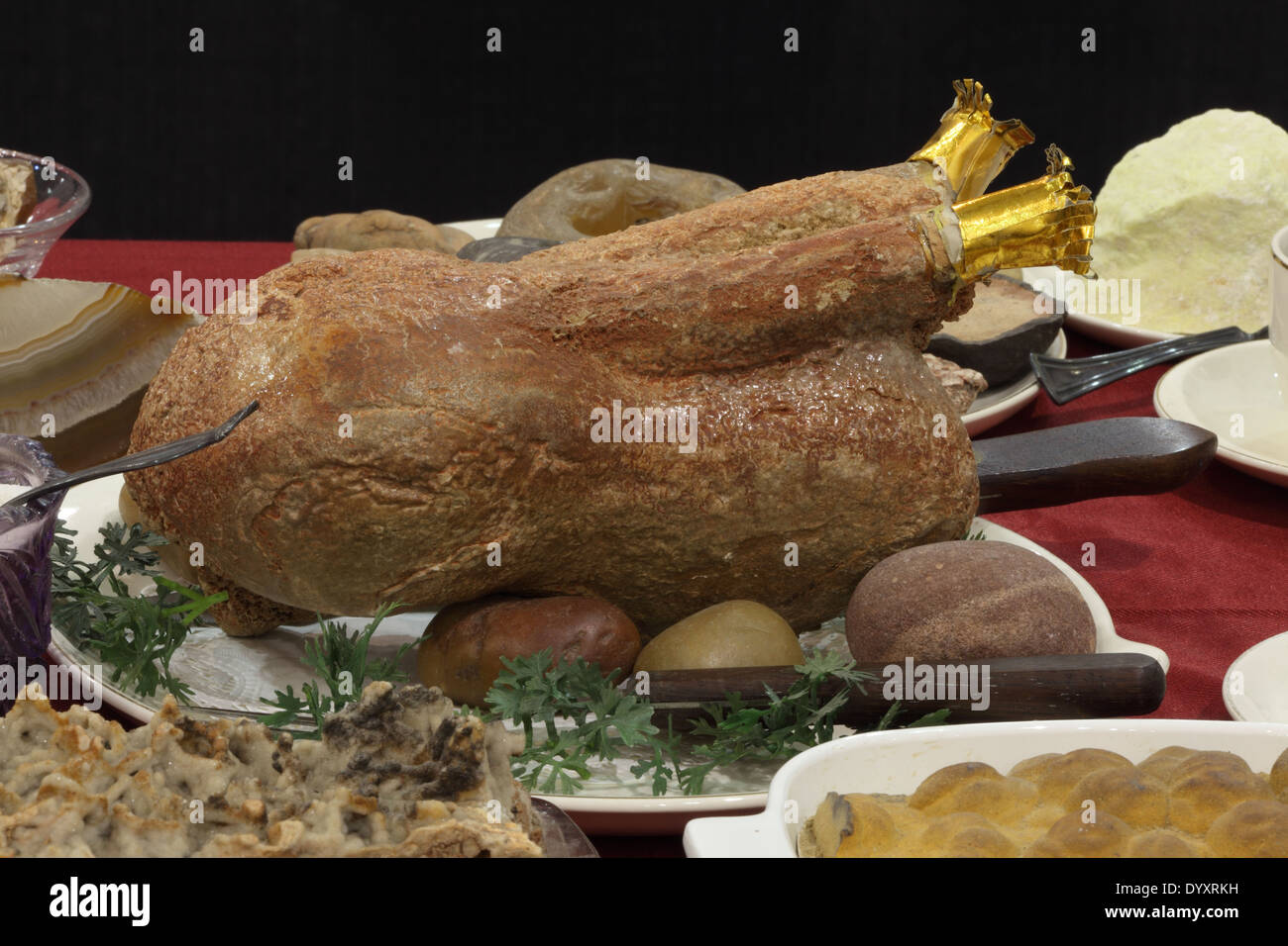 Rock food, naturally occurring rocks that look like food, collected by ...