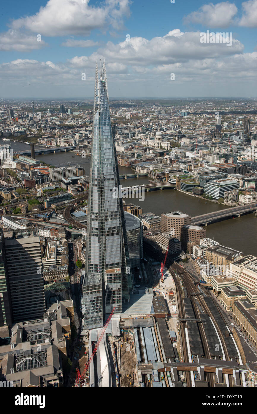 London shard aerial hi-res stock photography and images - Alamy