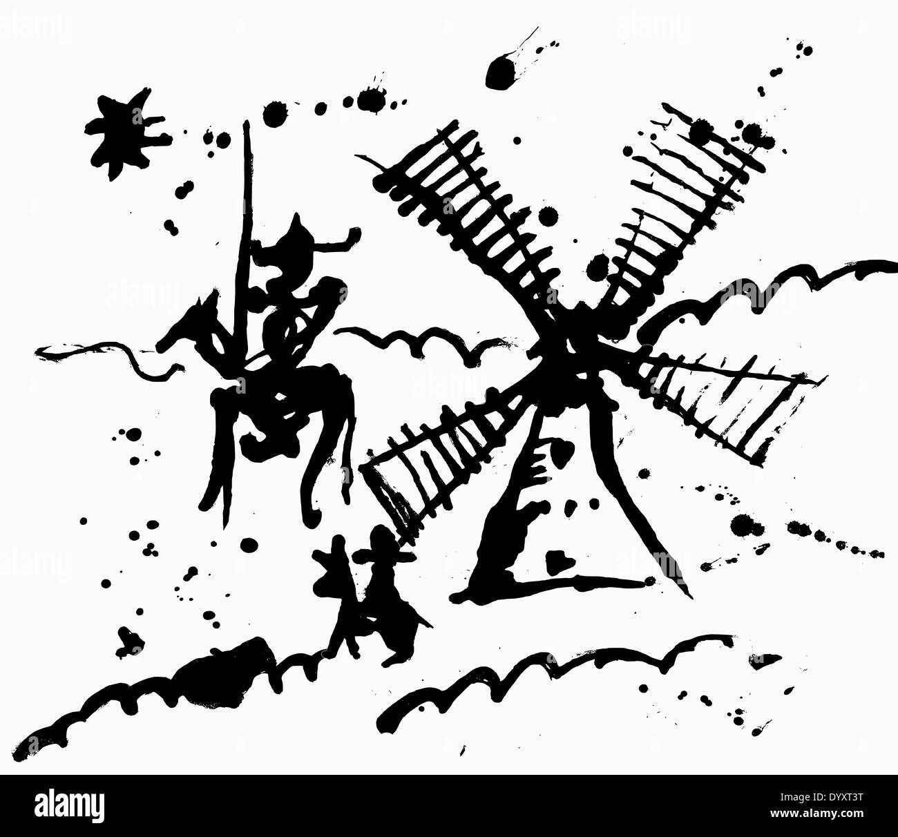 Don Quixote Picasso Wallpaper