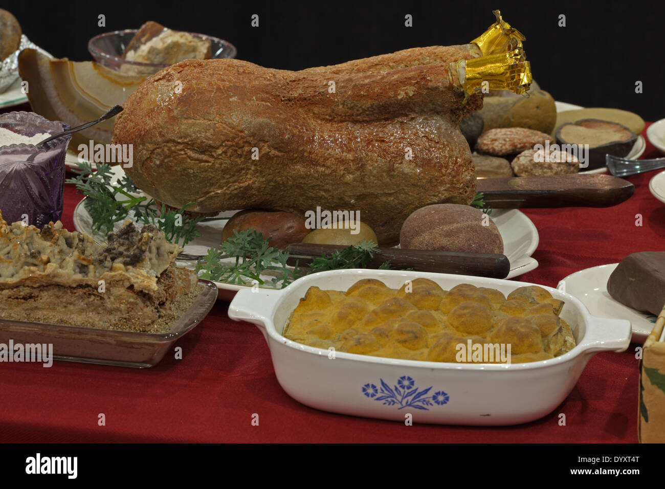 Rock food, naturally occurring rocks that look like food, collected by ...