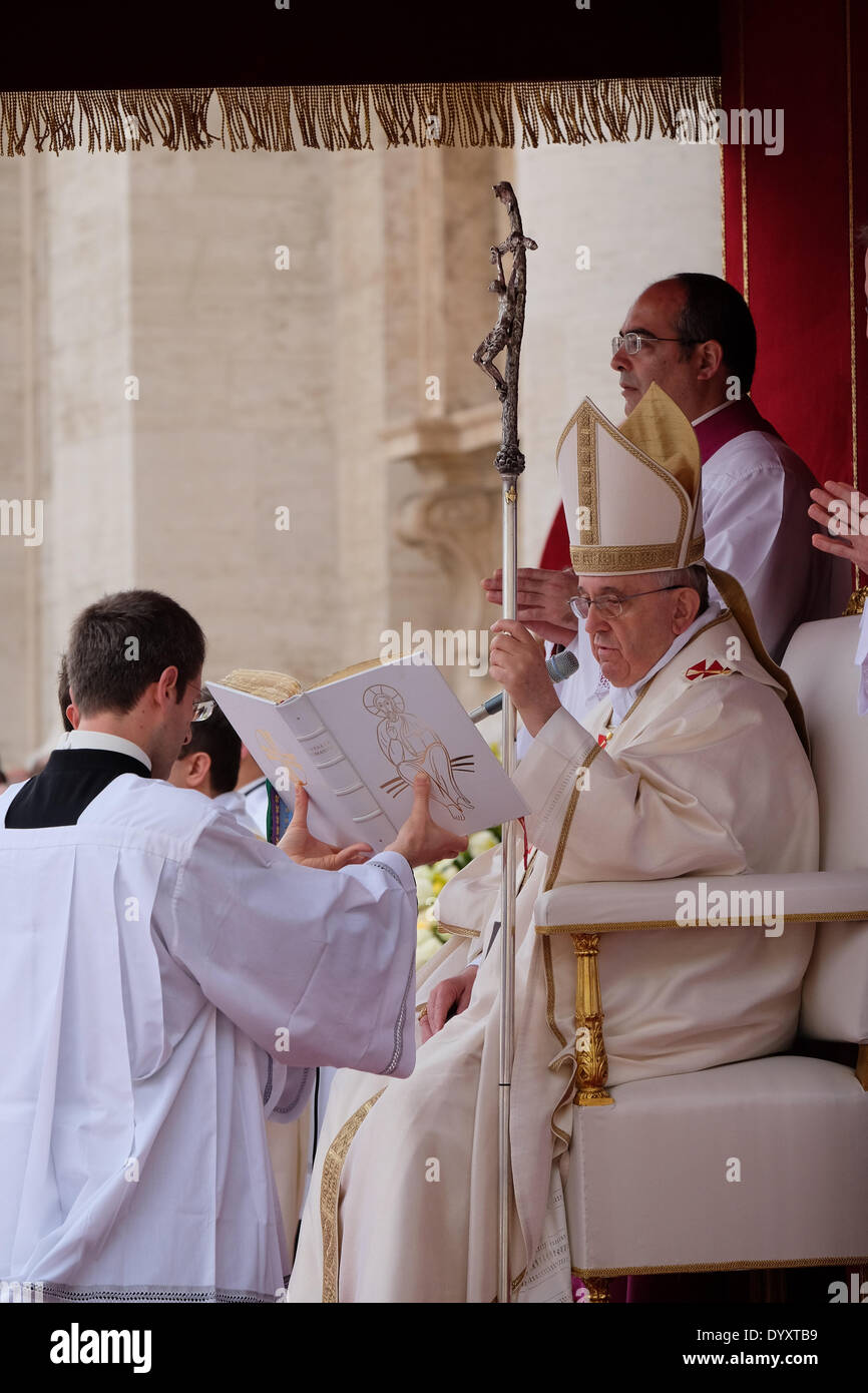 St Peter's Square, The Vatican. 27th April, 2014. Canonization of ...