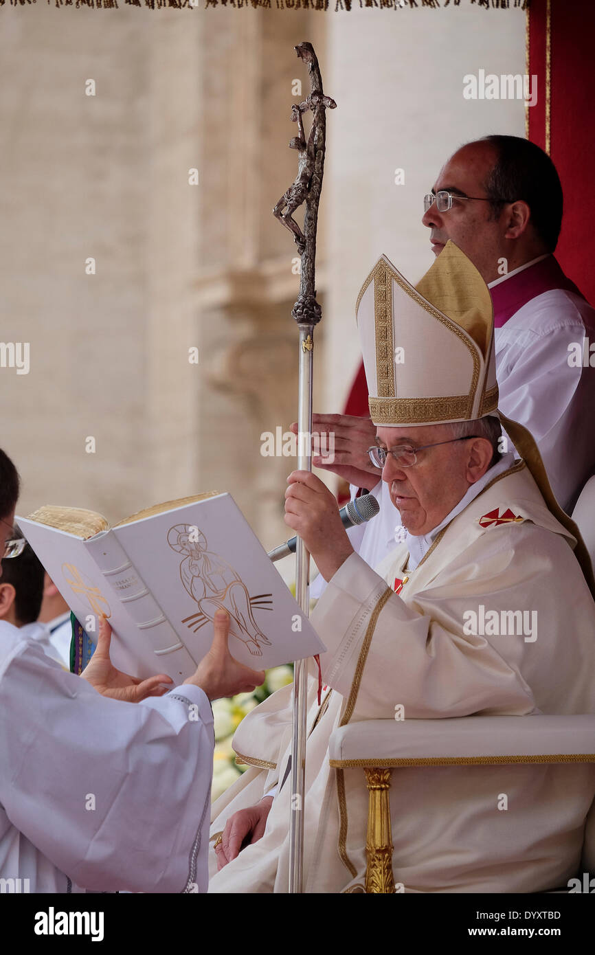 St Peter's Square, The Vatican. 27th April, 2014. Canonization of ...