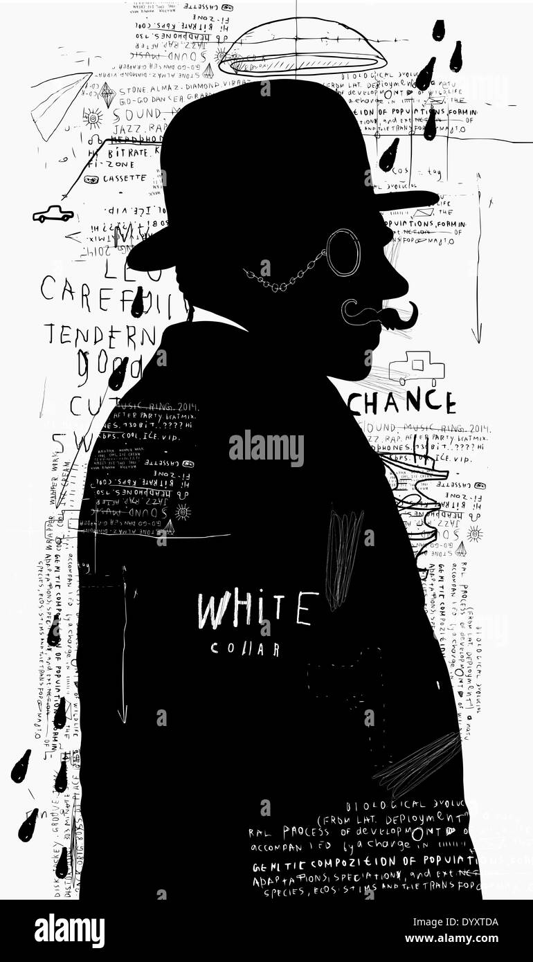 Man stands in one Black and White Stock Photos & Images - Alamy