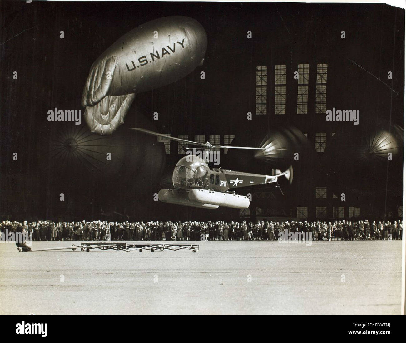 This photograph shows the Navy HU-2 HTL-3 helicopter at the US Naval ...