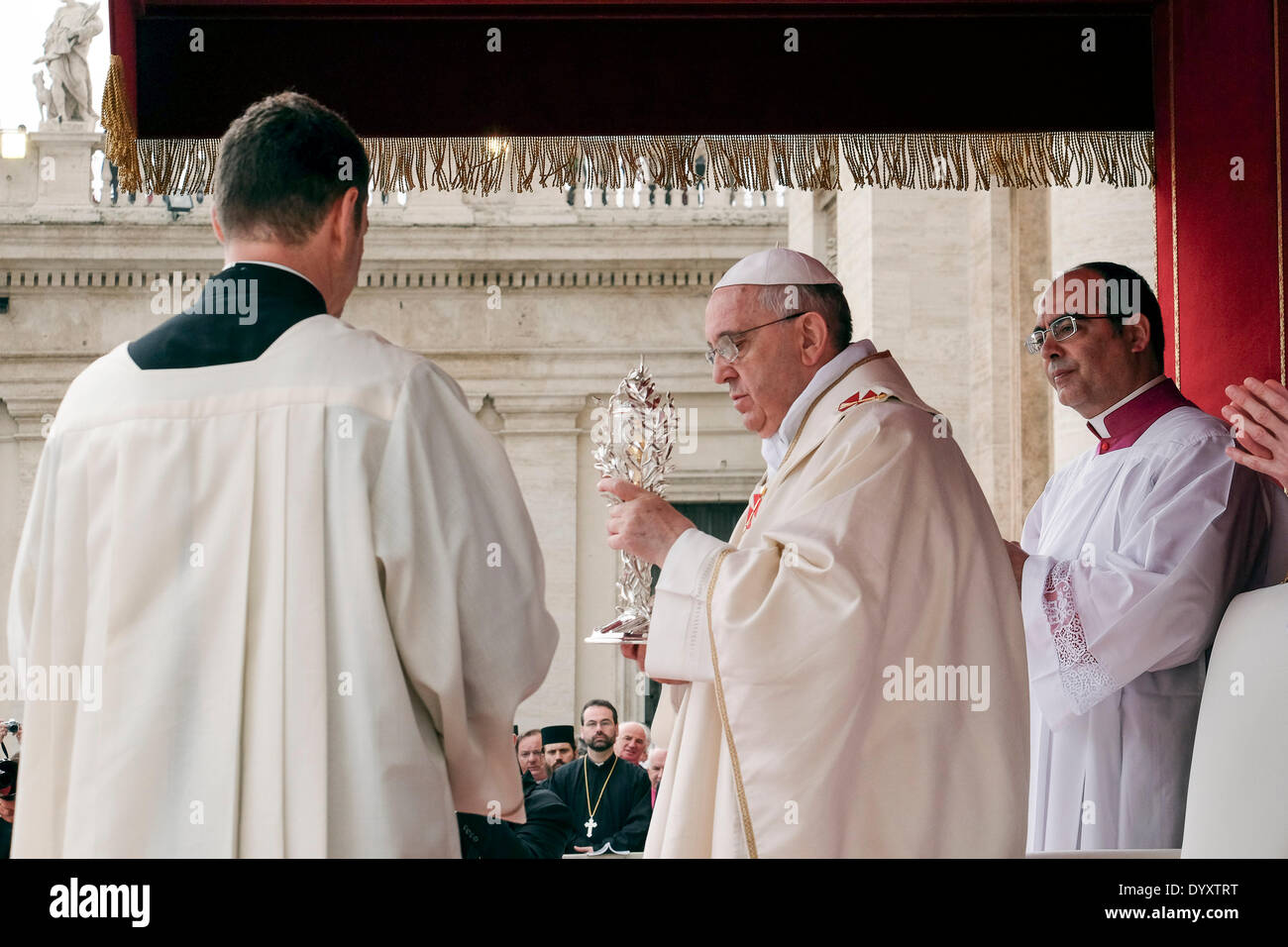 St Peter's Square, The Vatican. 27th April, 2014. Canonization of ...