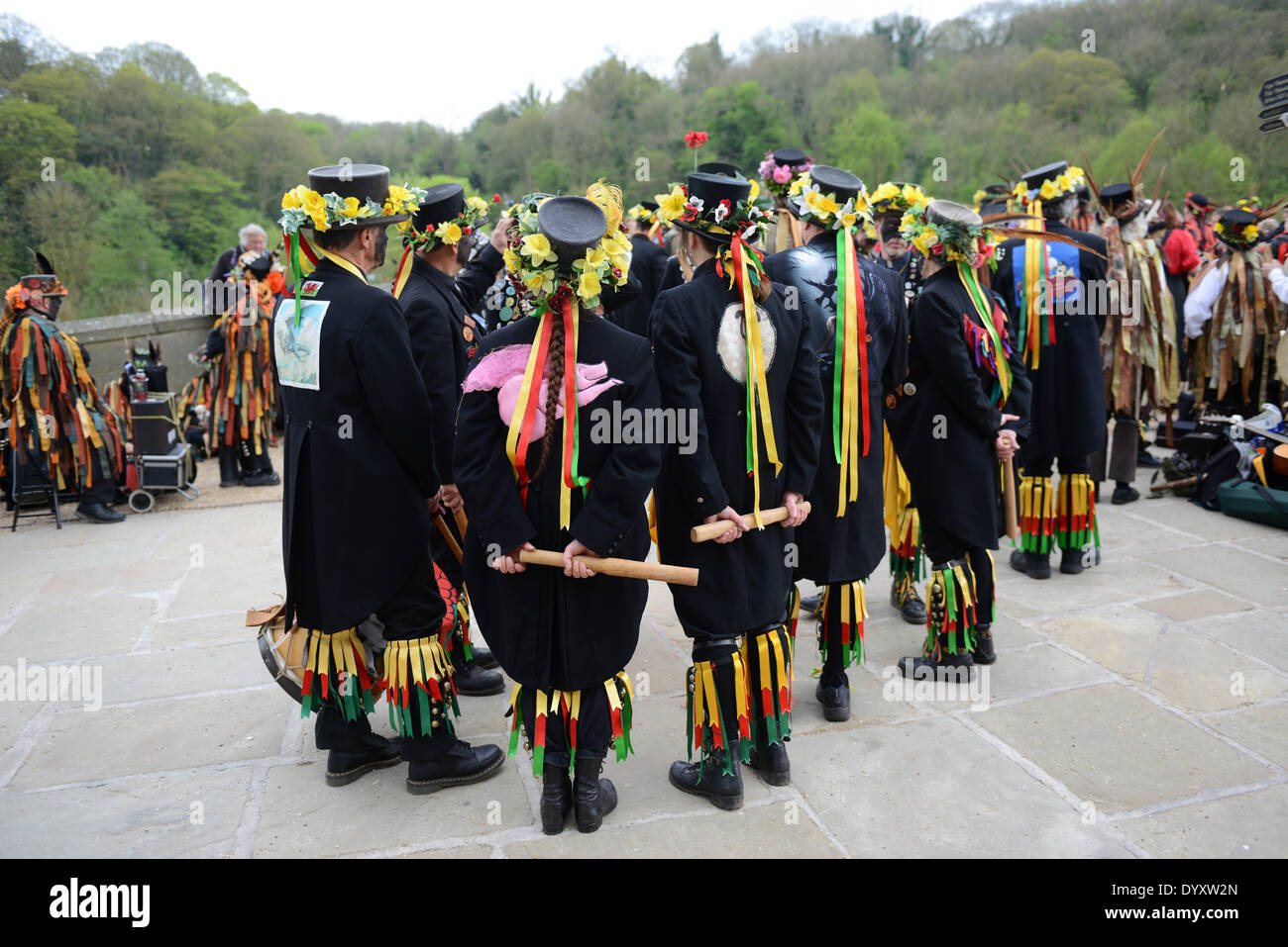 Welsh morris dancer hi-res stock photography and images - Alamy