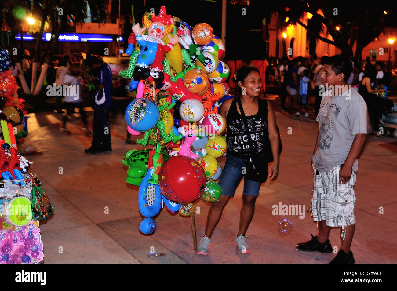 Plaza de Armas in IQUITOS . Department of Loreto .PERU Stock Photo - Alamy