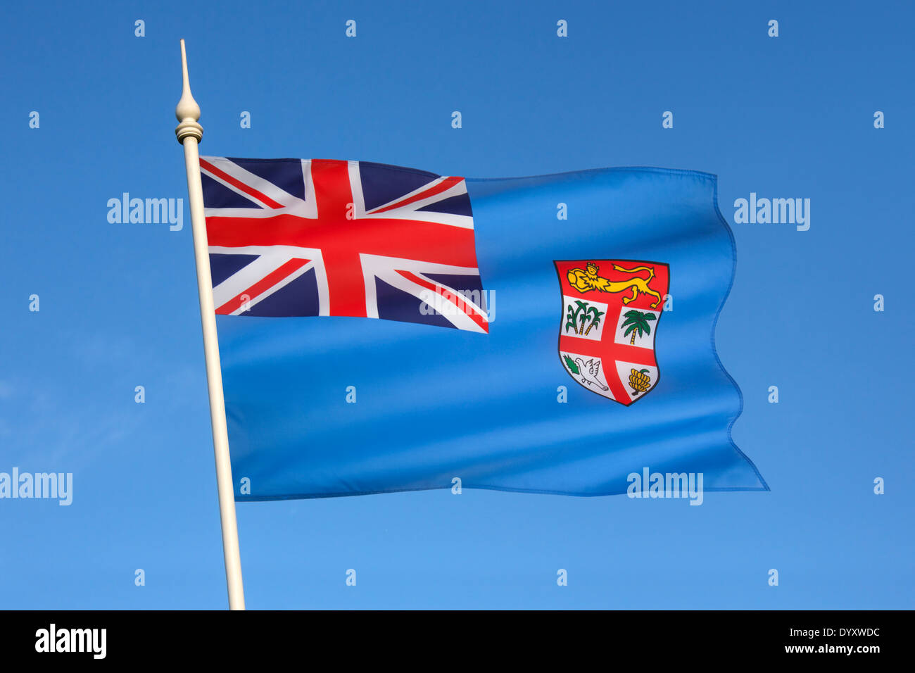 Flagpole flag fiji hi-res stock photography and images - Alamy
