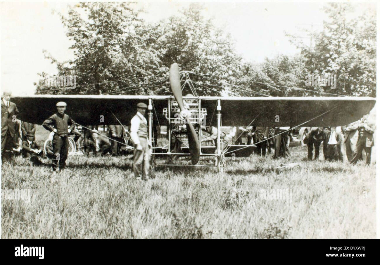 The Bleriot XI, a pioneering aircraft developed by Louis Blériot, was ...