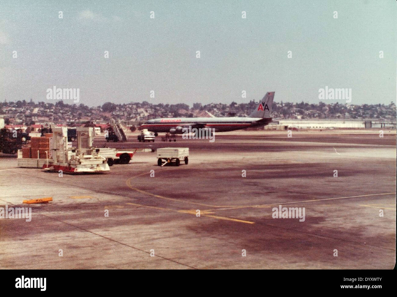The Boeing B-707 is a four-engine jet airliner, which played a ...