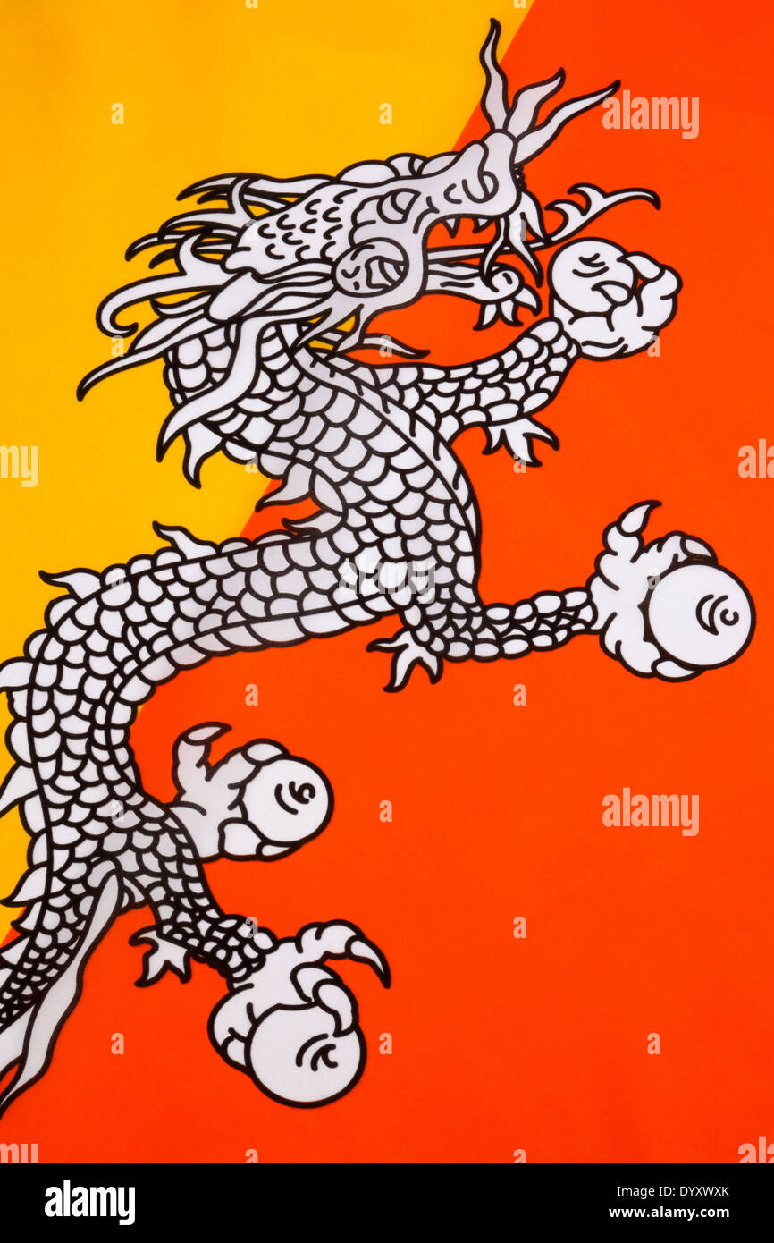 Flag of bhutan hi-res stock photography and images - Alamy