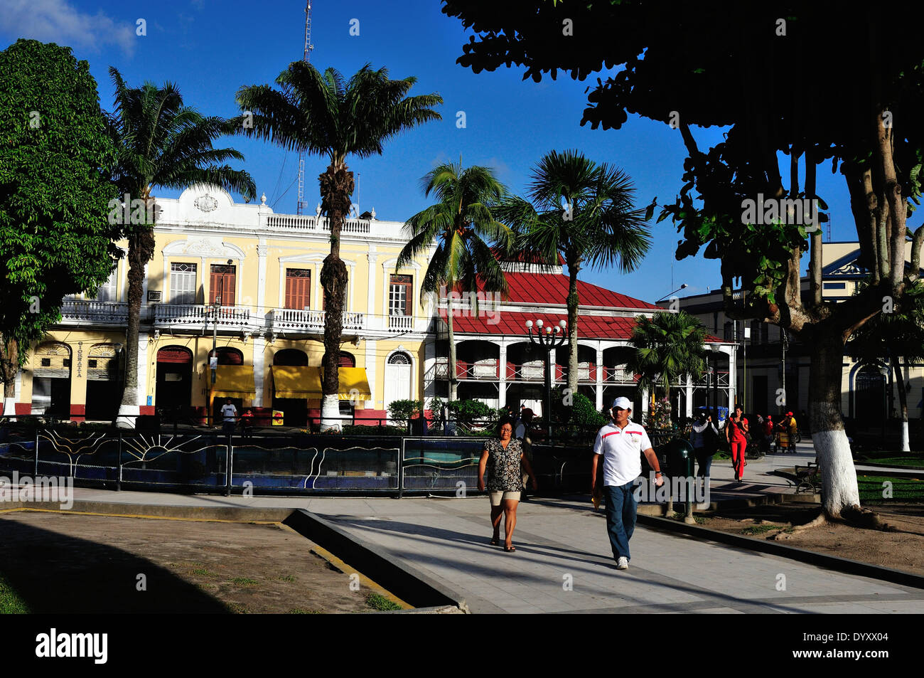 Plaza de Armas in IQUITOS . Department of Loreto .PERU Stock Photo - Alamy