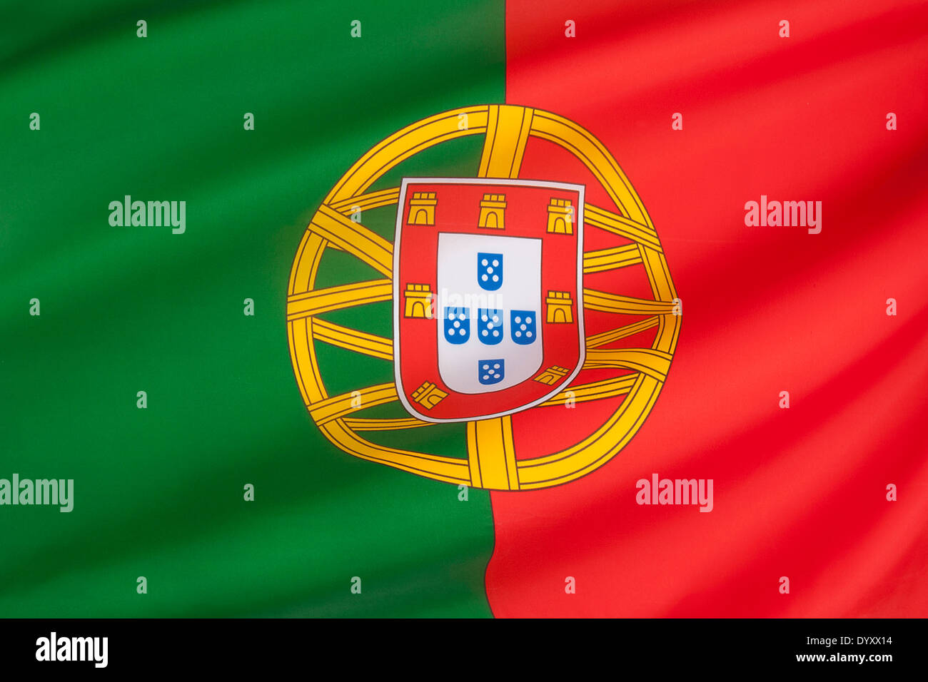 Flag of Portugal Stock Photo - Alamy