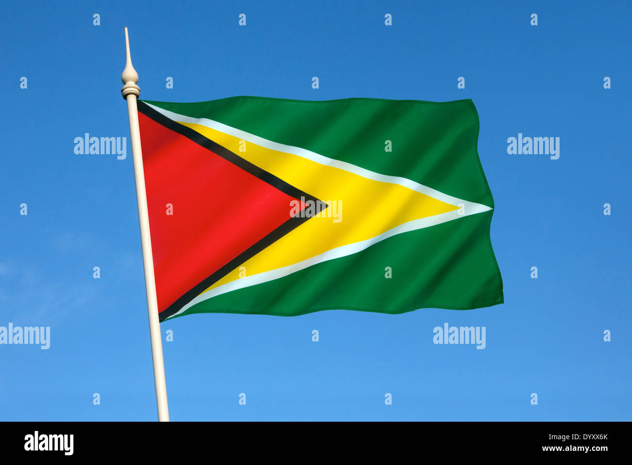 Guyana flag hi-res stock photography and images - Alamy