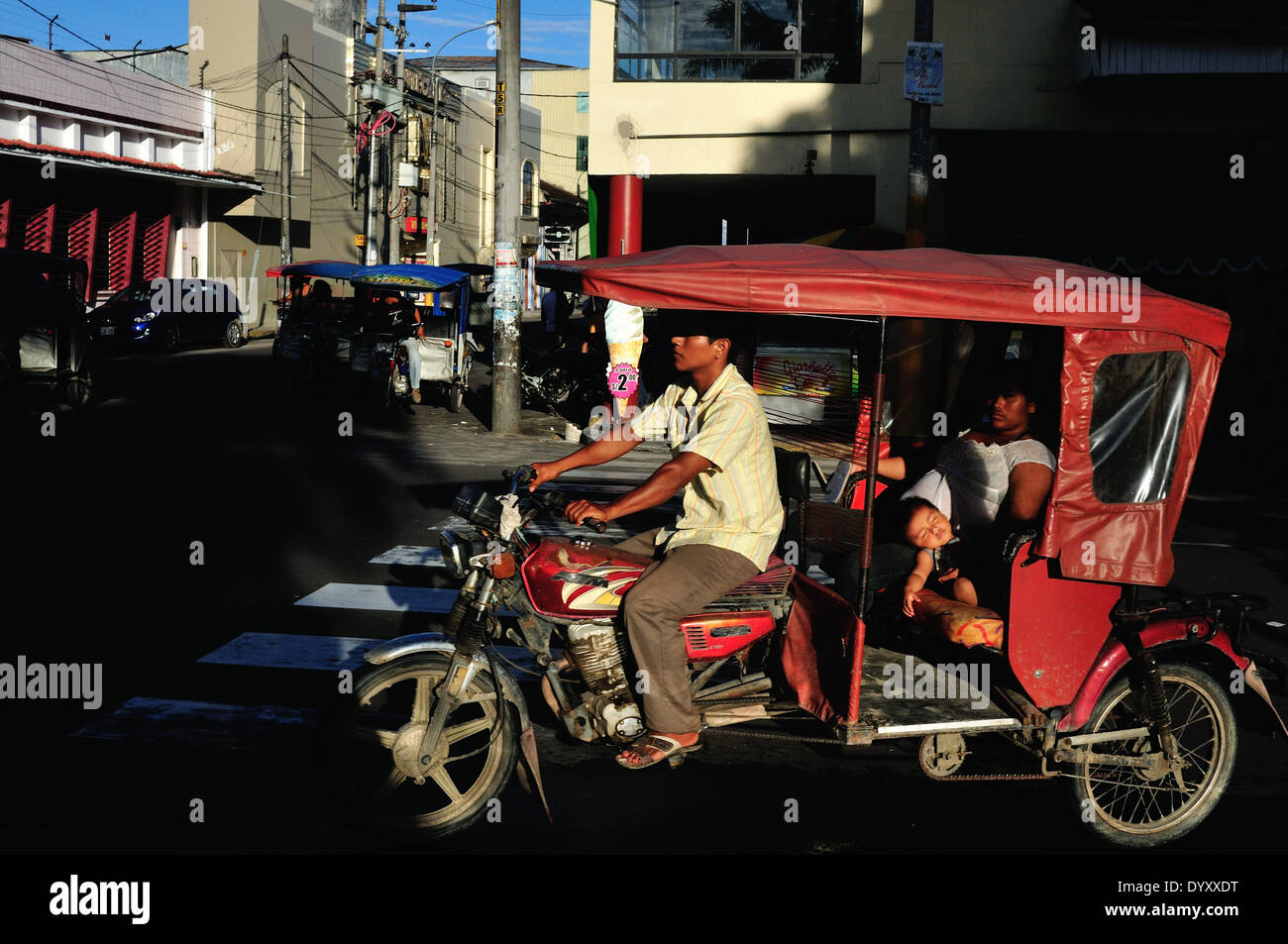 Plaza de Armas in IQUITOS . Department of Loreto .PERU Stock Photo - Alamy
