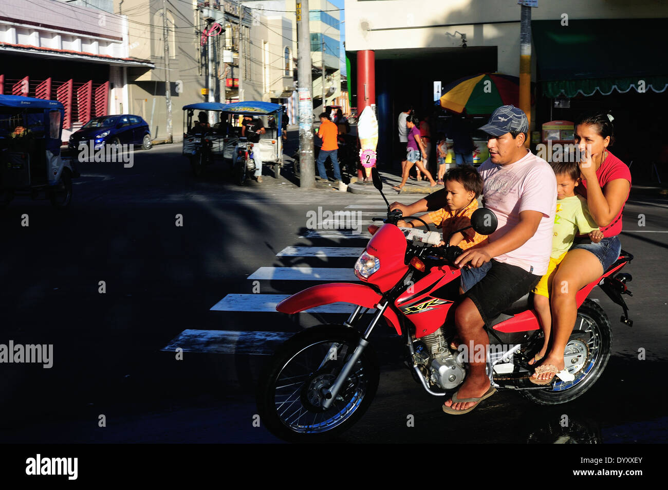 Plaza de Armas in IQUITOS . Department of Loreto .PERU Stock Photo - Alamy