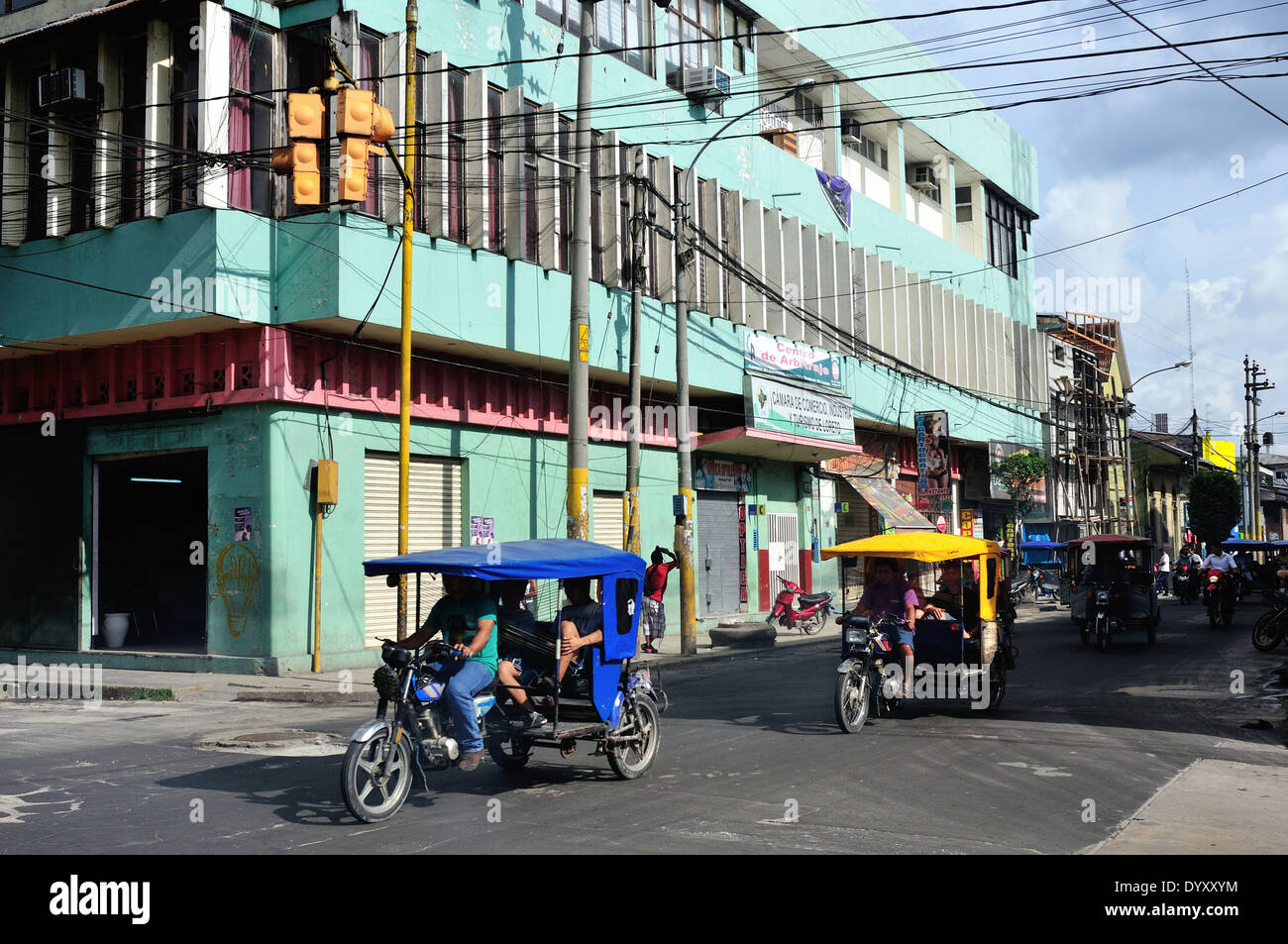 Plaza de Armas in IQUITOS . Department of Loreto .PERU Stock Photo - Alamy