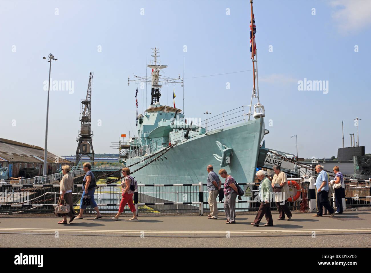 The HMS Cavalier at Historic Dockyard, Chatham, Kent ME4 4TE, England ...