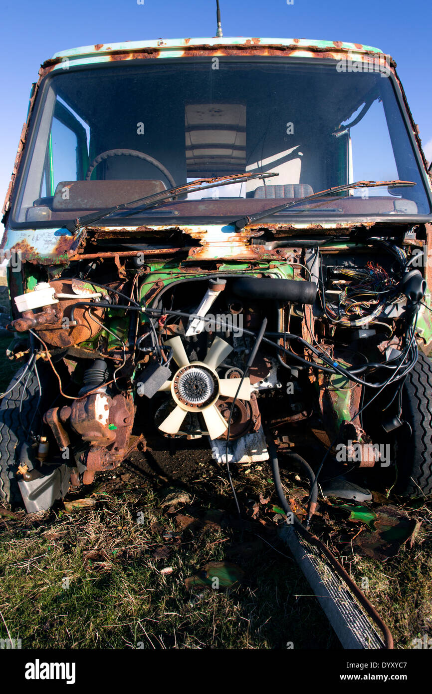 Old Van Wreck High Resolution Stock Photography and Images - Alamy