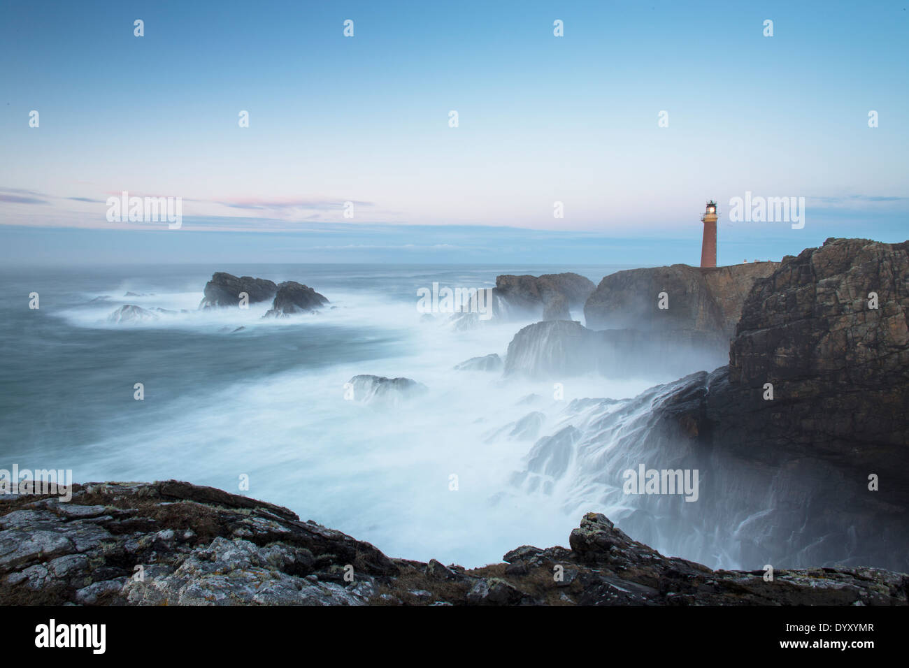 Ness Lighthouse Isle of Lewis Western Isles Outer Hebrides Scotland UK ...