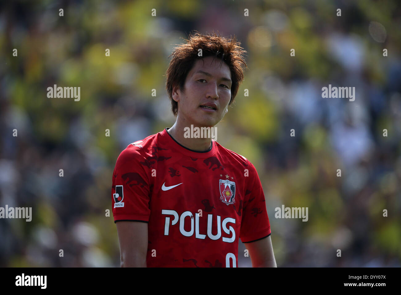 Hitachi Kashiwa Stadium, Chiba, Japan. 26th Apr, 2014. Genki Haraguchi ...
