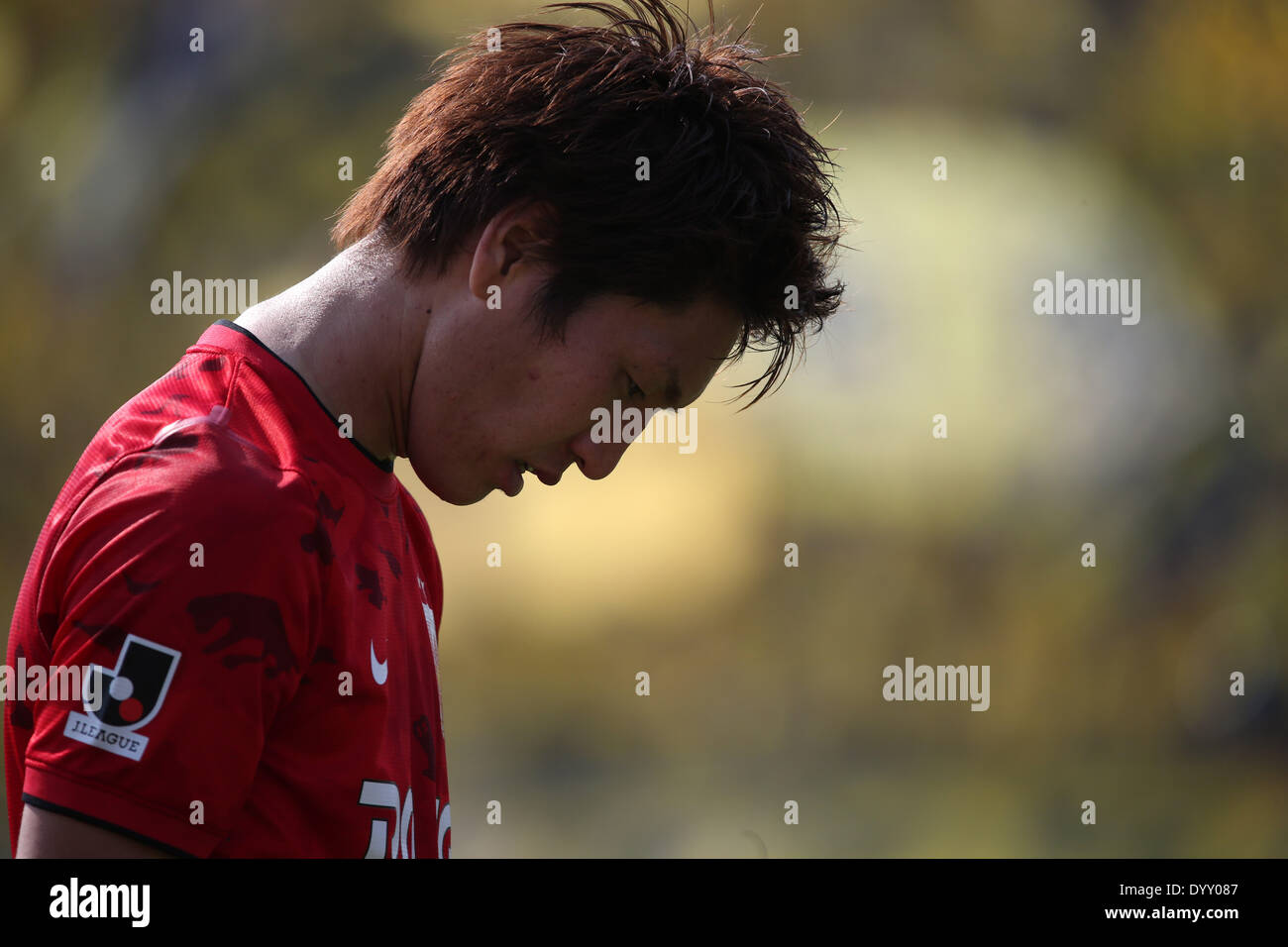 Hitachi Kashiwa Stadium, Chiba, Japan. 26th Apr, 2014. Genki Haraguchi ...
