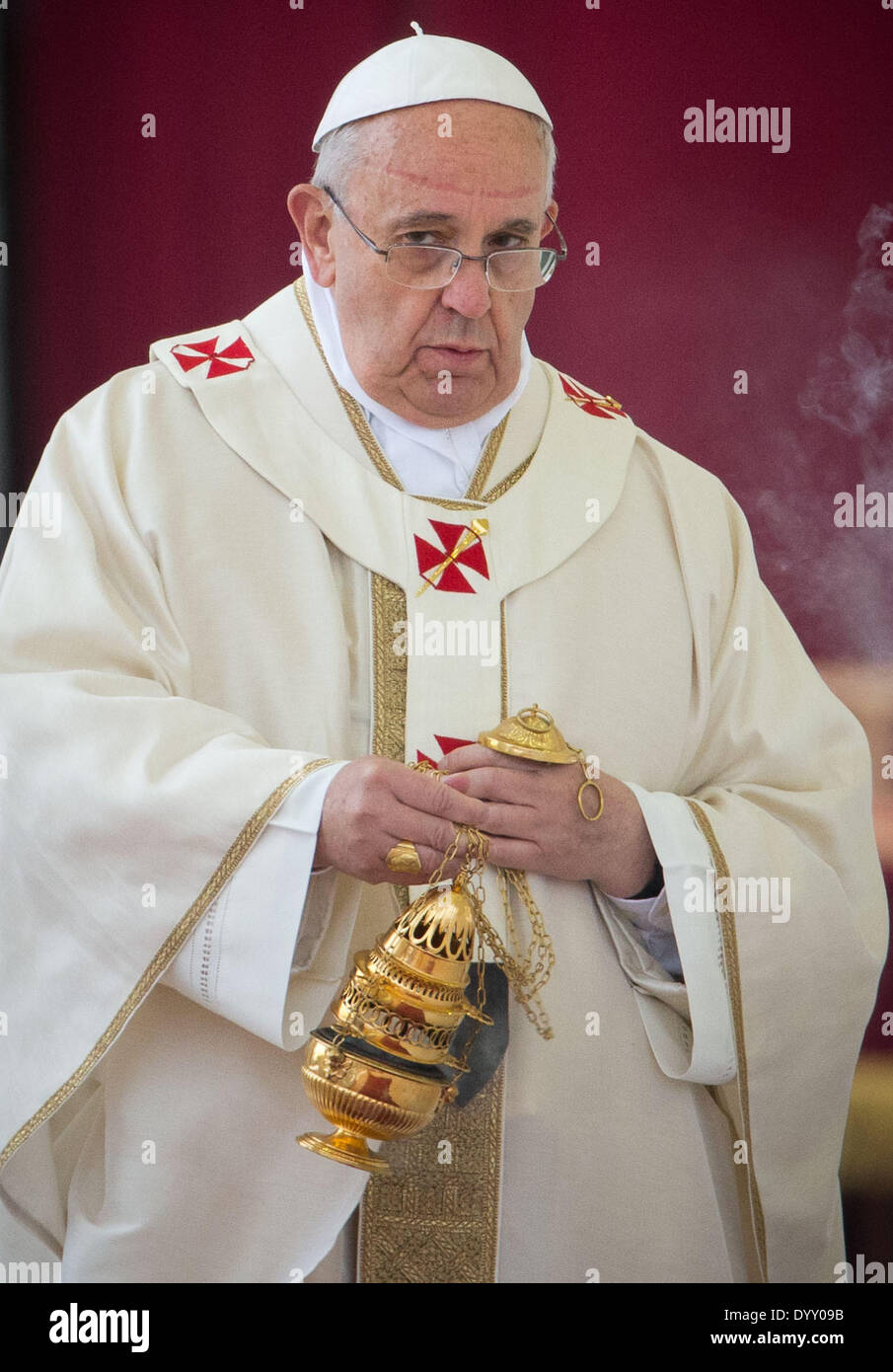 Canonization of john paul ii and john xxiii hi-res stock photography ...