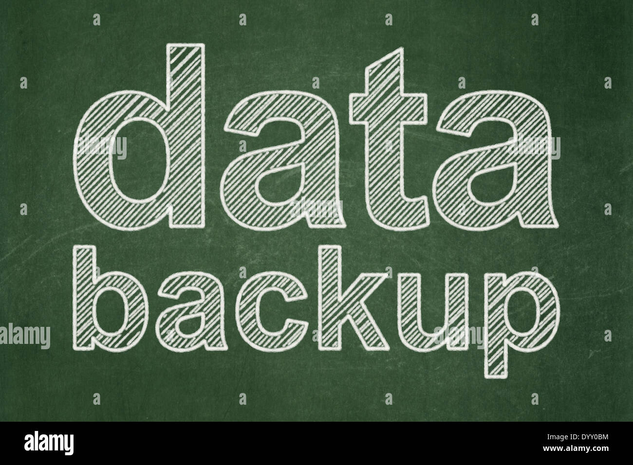 Data concept: Data Backup on chalkboard background Stock Photo - Alamy