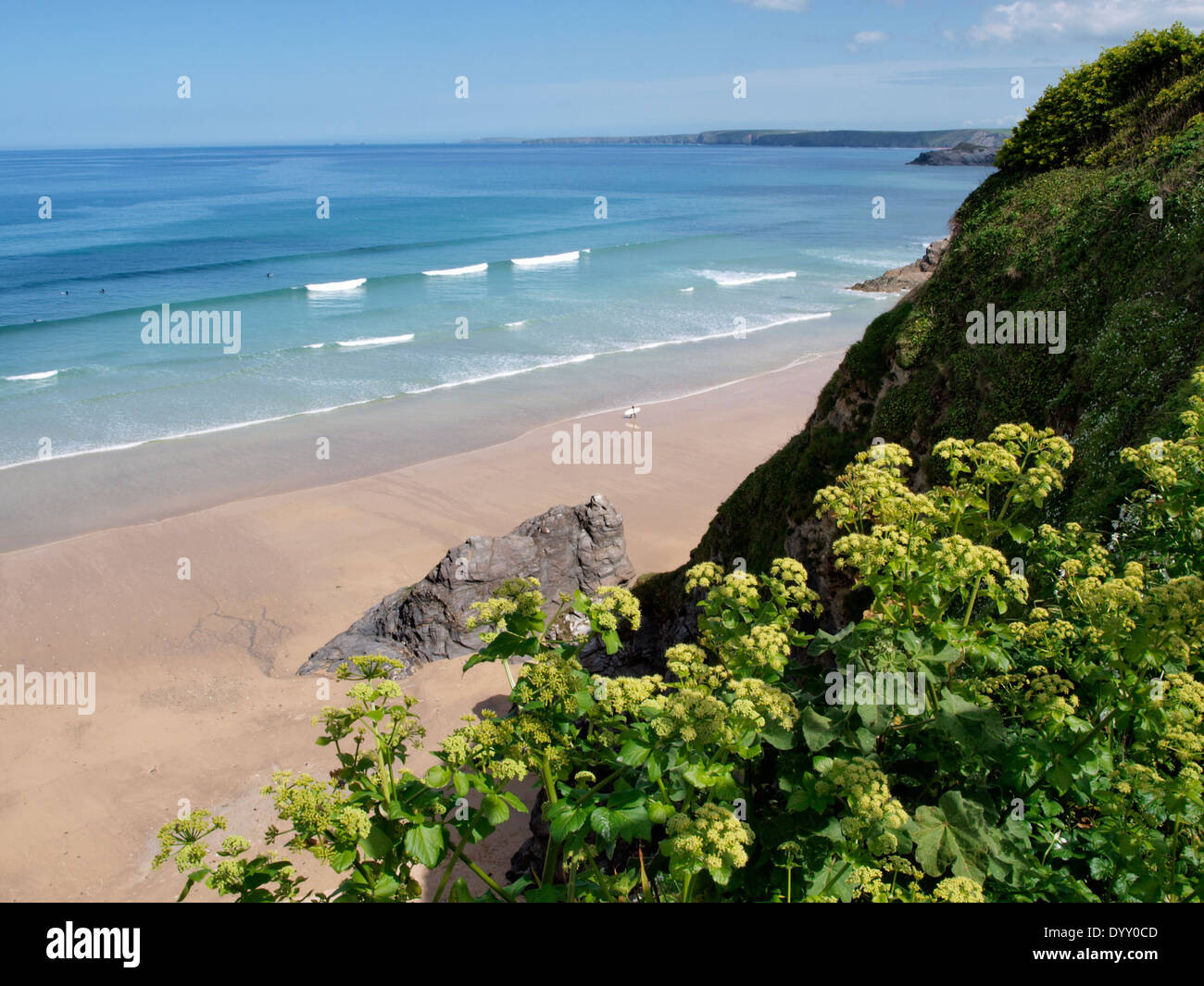 Newquay aerial hi-res stock photography and images - Alamy