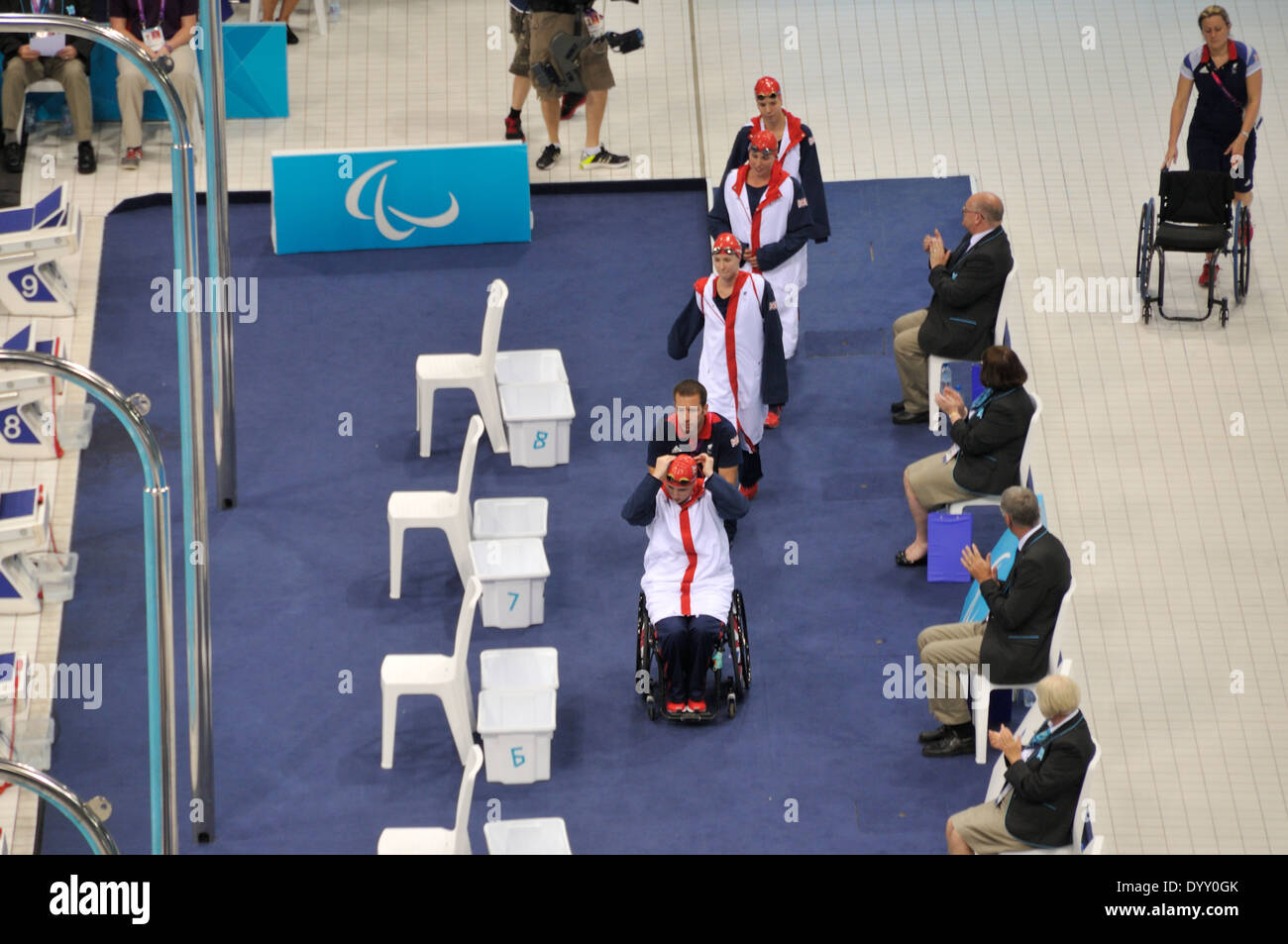 Disabled swimming event hi-res stock photography and images - Alamy