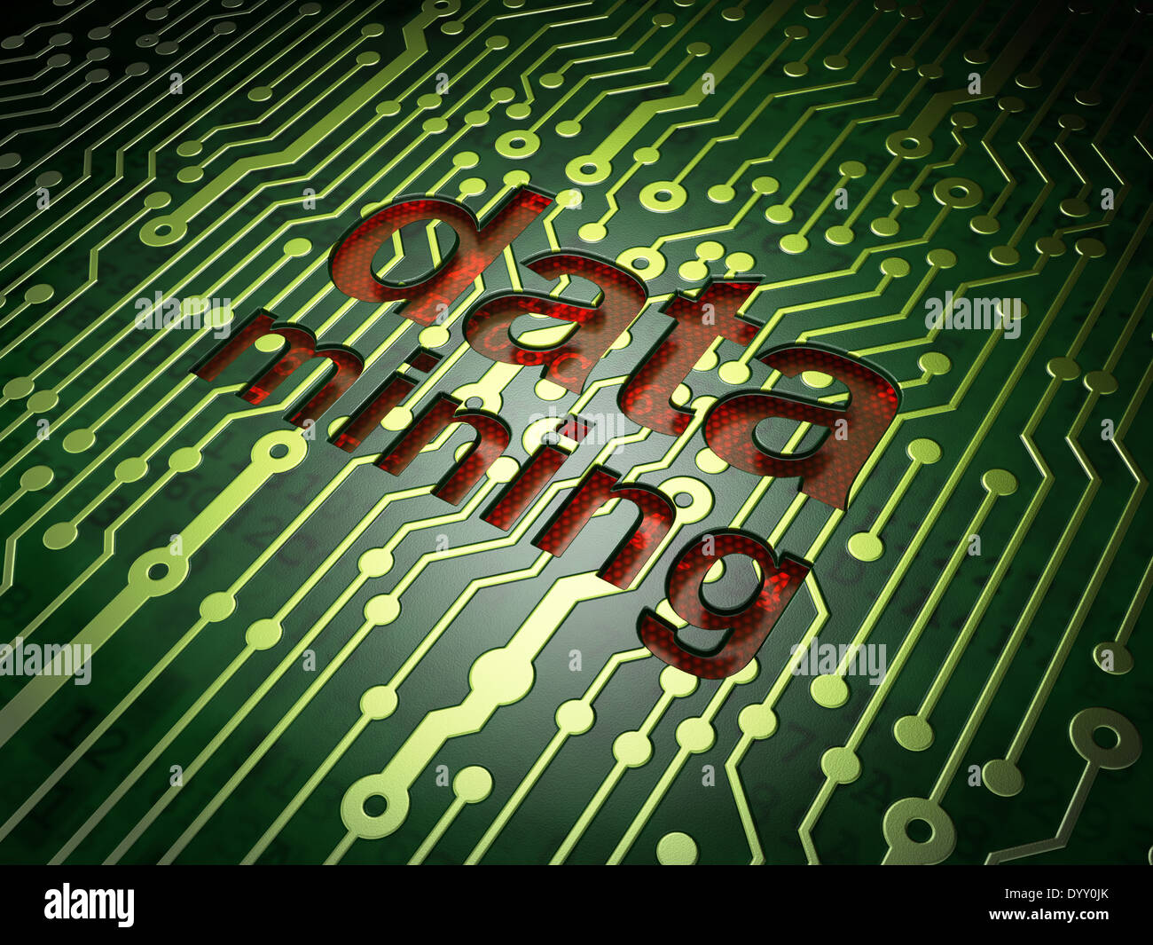 Data concept: Data Mining on circuit board background Stock Photo - Alamy