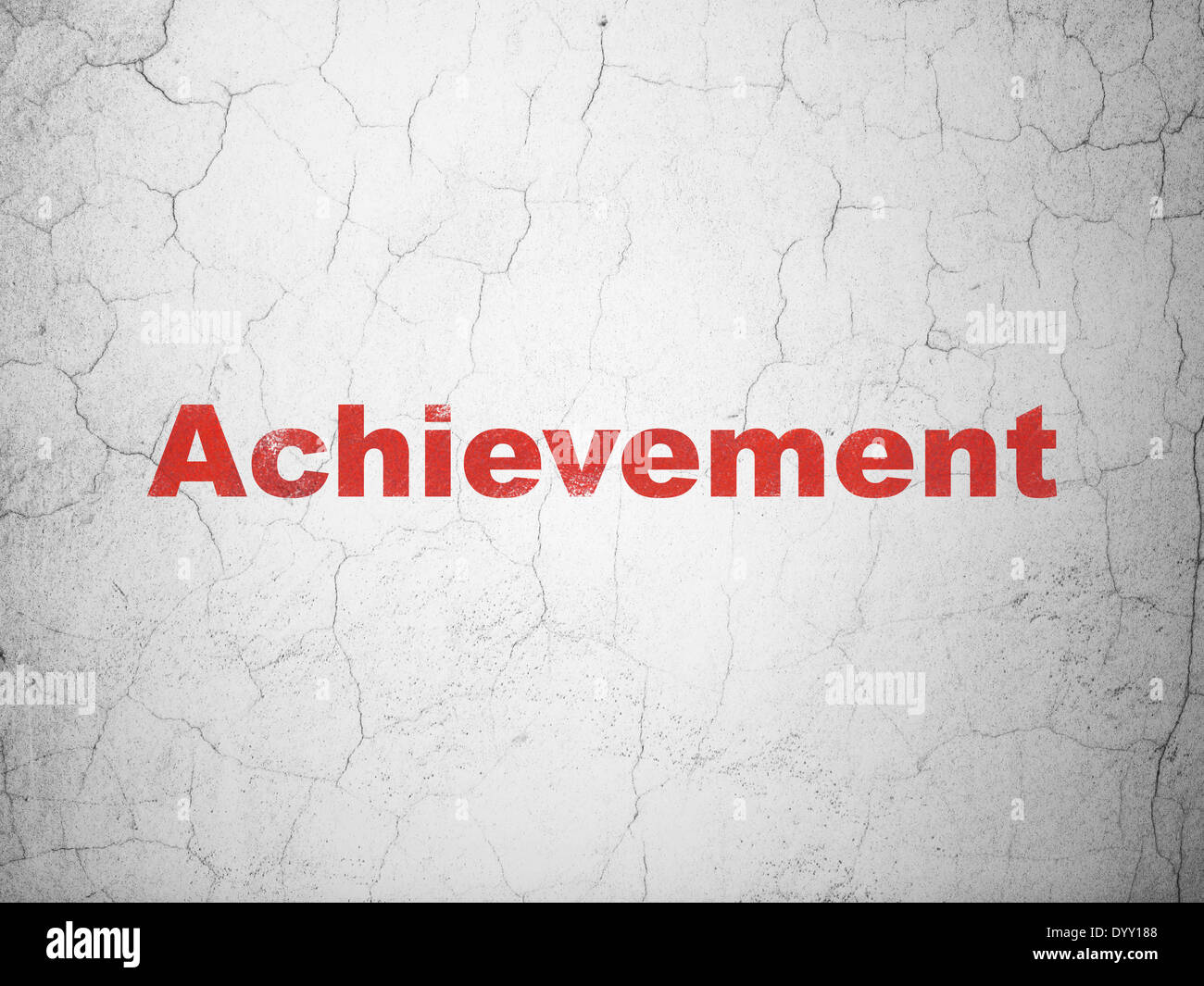 Education concept: Achievement on wall background Stock Photo - Alamy