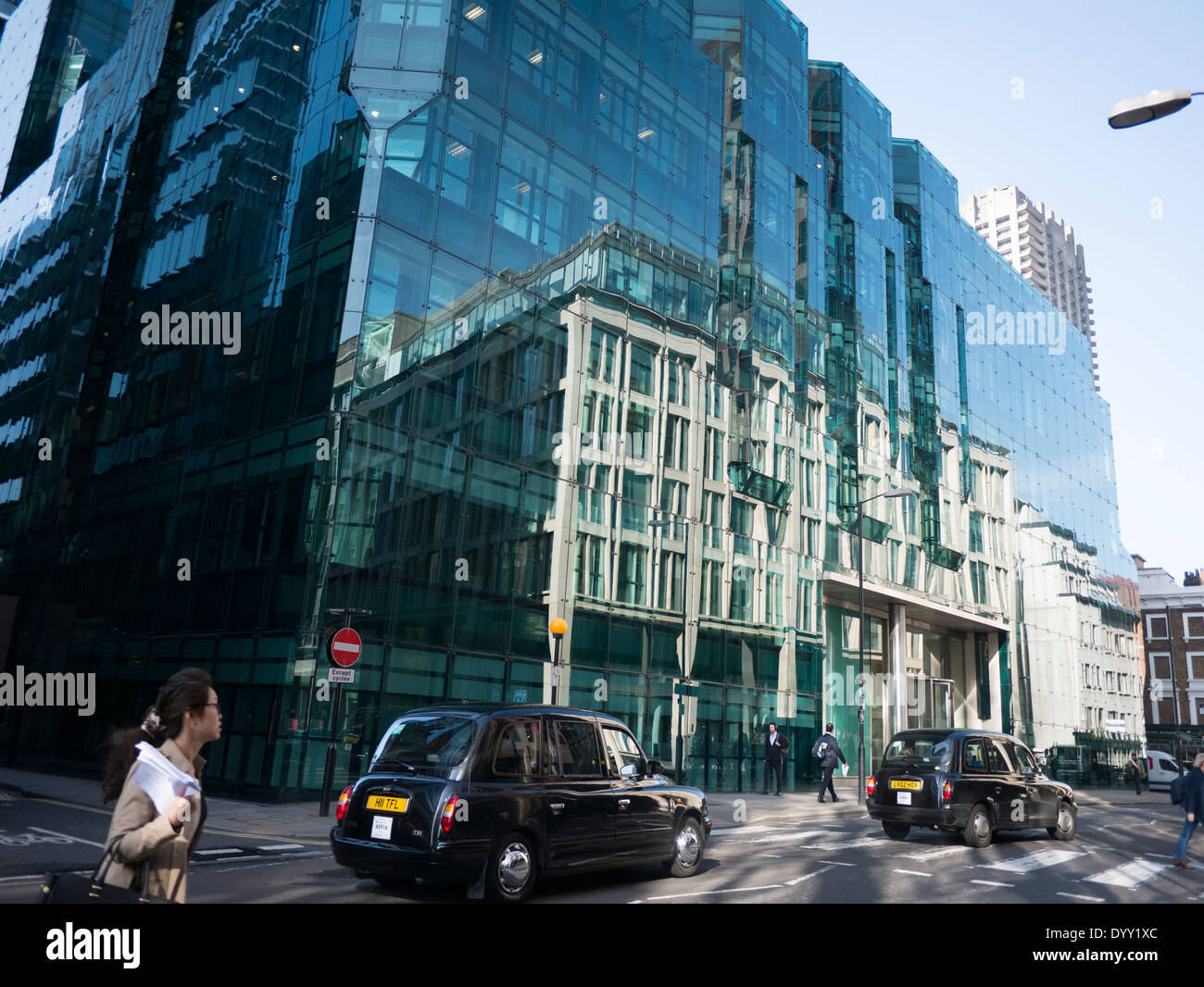 Milton Gate office block Chiswell street London Stock Photo - Alamy