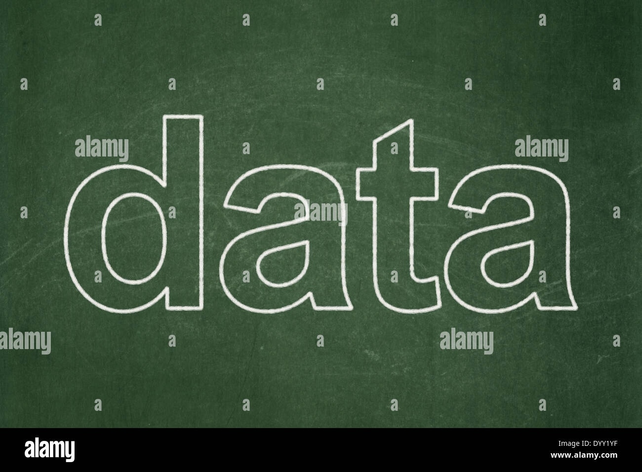 Data concept: Data on chalkboard background Stock Photo - Alamy