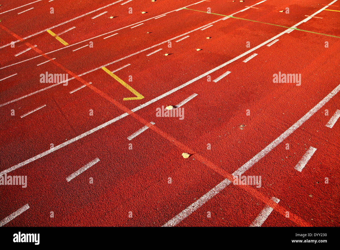 Running lane in a stadium in Denmark Stock Photo - Alamy