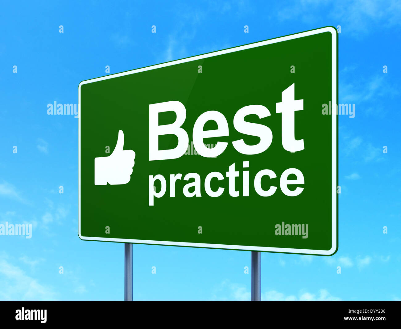 Best practice road sign hi-res stock photography and images - Alamy