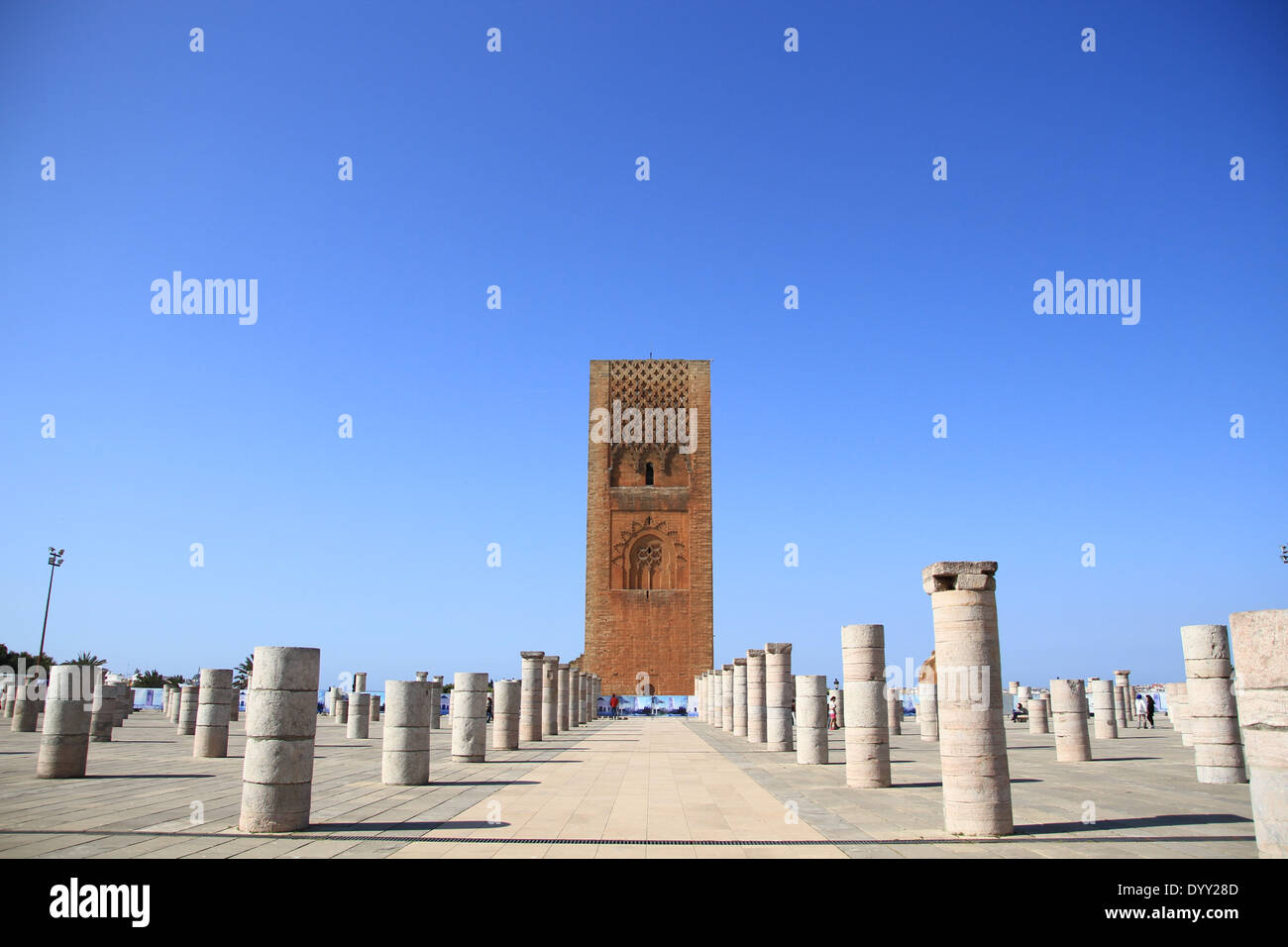 Hassan Tower or Tour Hassan is the minaret of an incomplete mosque in ...