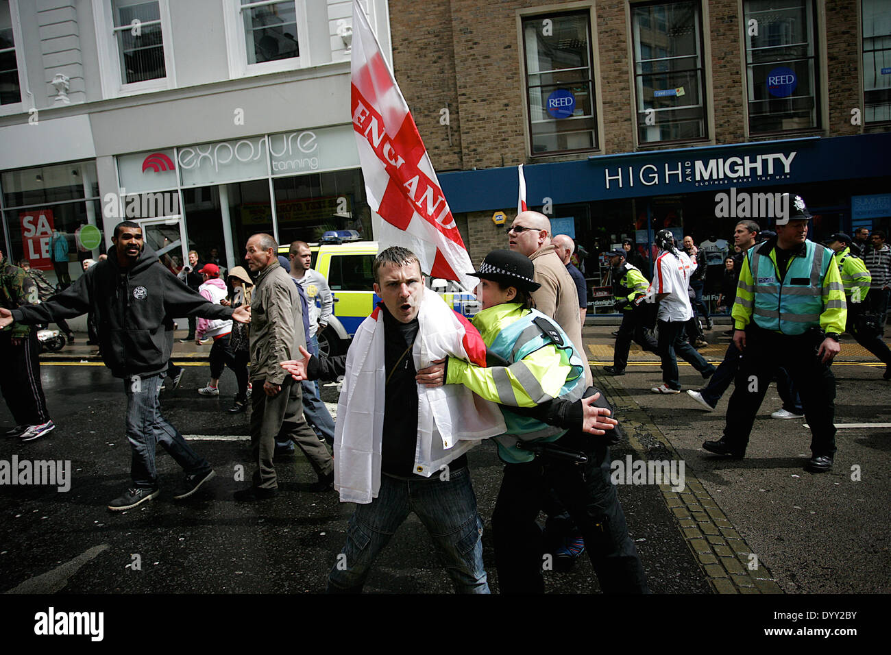 Young england defence league edl hi-res stock photography and images ...