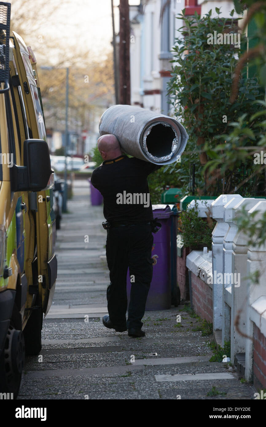 Raid police evidence hi-res stock photography and images - Alamy