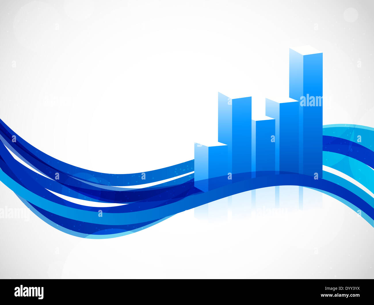 Bar graph blue background hi-res stock photography and images - Alamy