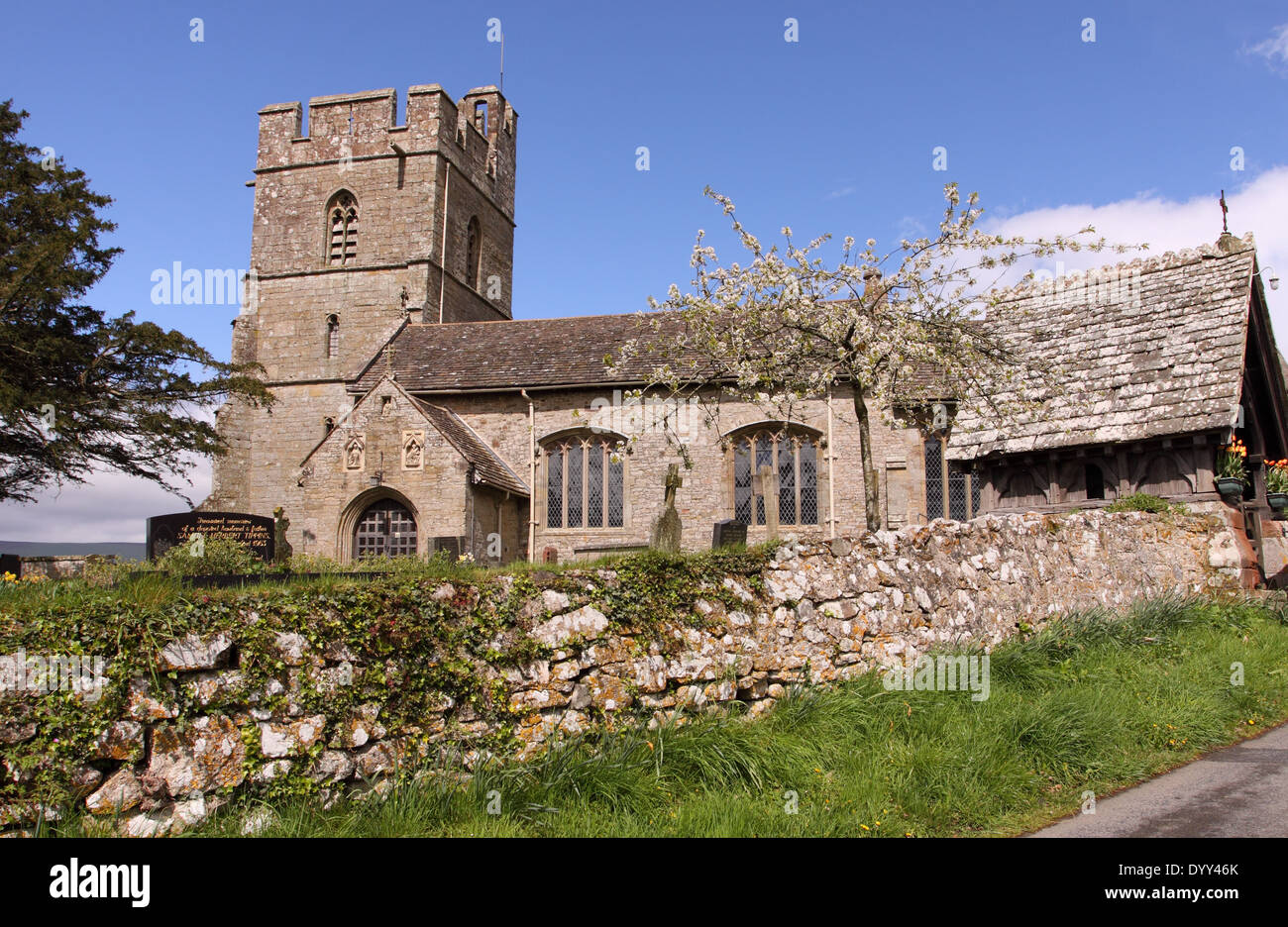 Old Radnor Powys Wales St Stephen's Church Stock Photo - Alamy