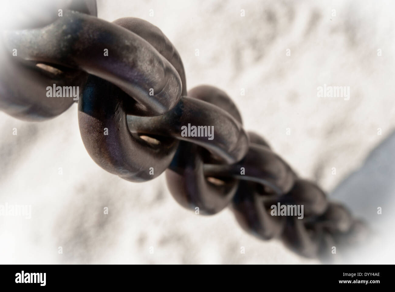 Iron chain links Stock Photo - Alamy