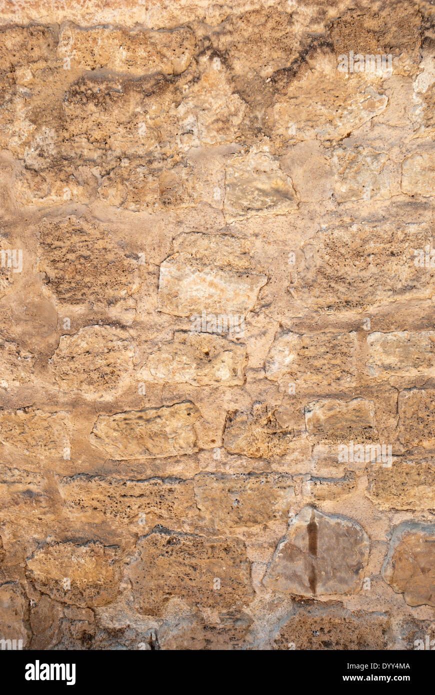 Texture of an old stone wall vertical Stock Photo - Alamy