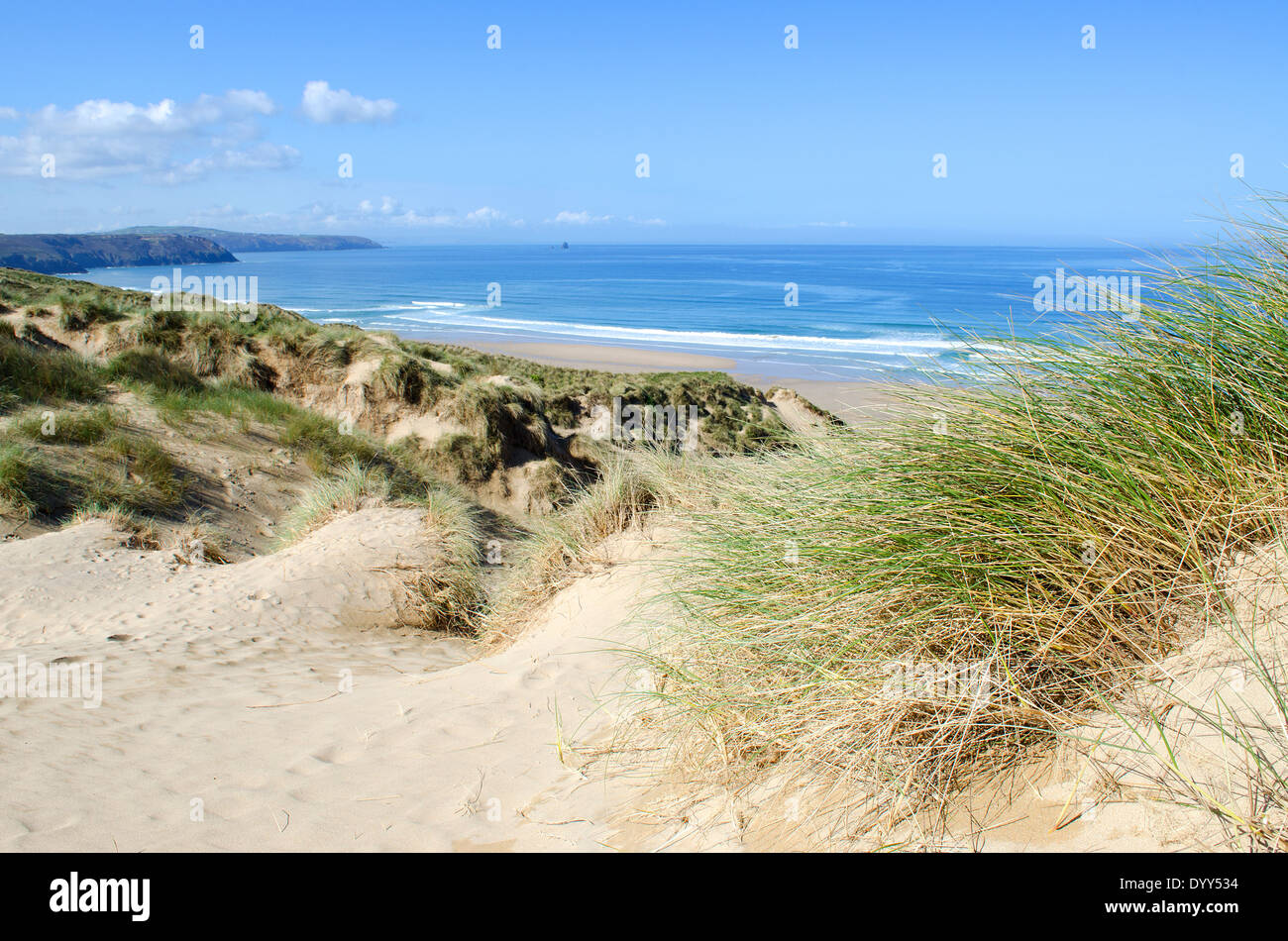 Penhale sands beach hi-res stock photography and images - Alamy