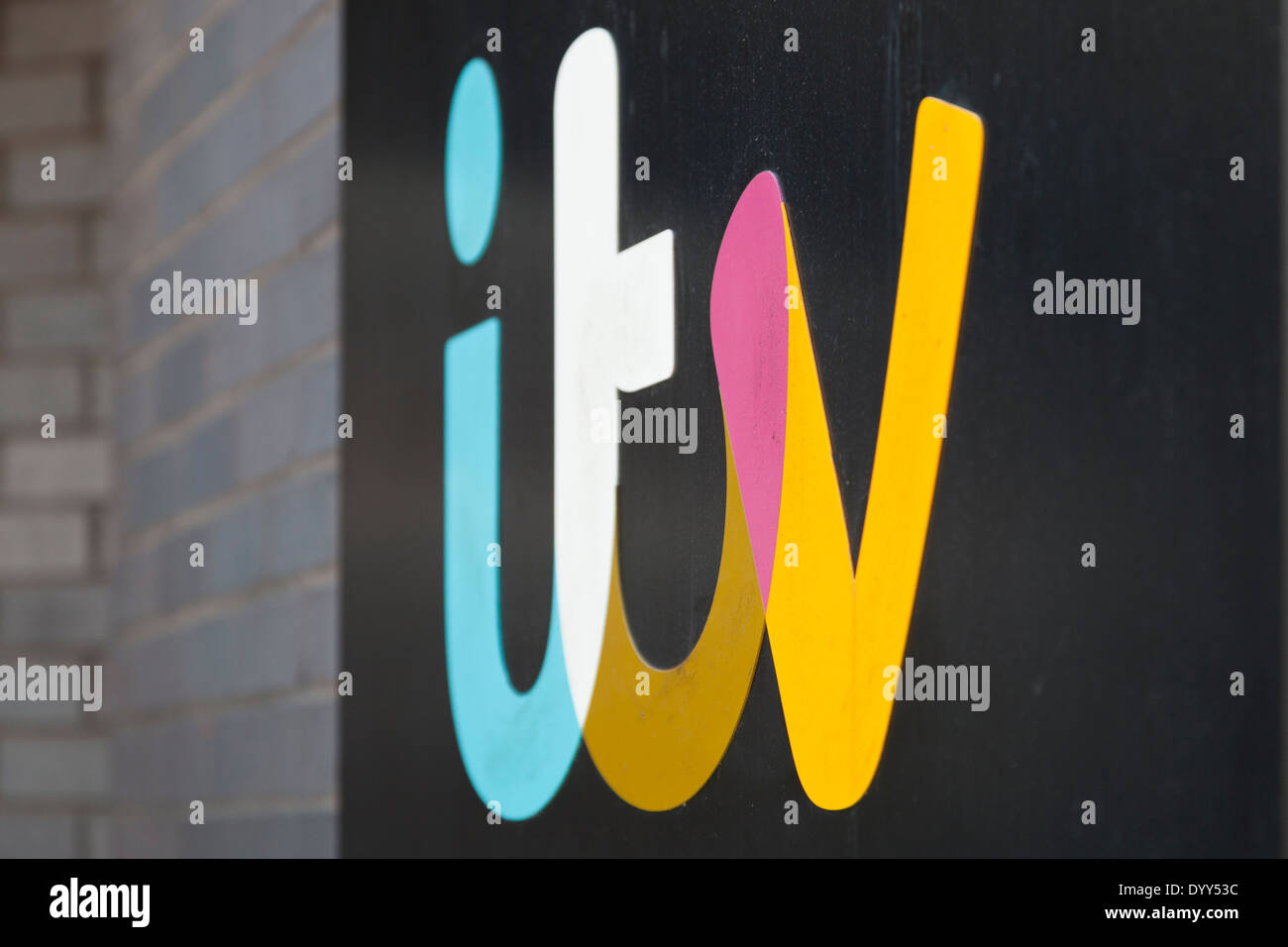Itv logo outside granada studios hi-res stock photography and images ...
