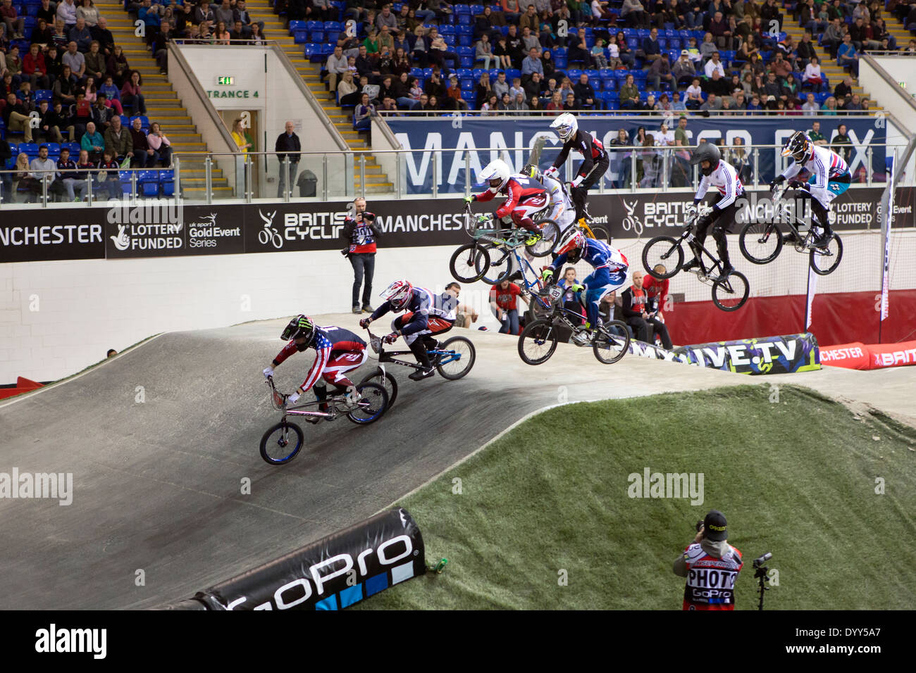 UCI BMX Supercross World Cup Manchester National Cycling Centre England ...