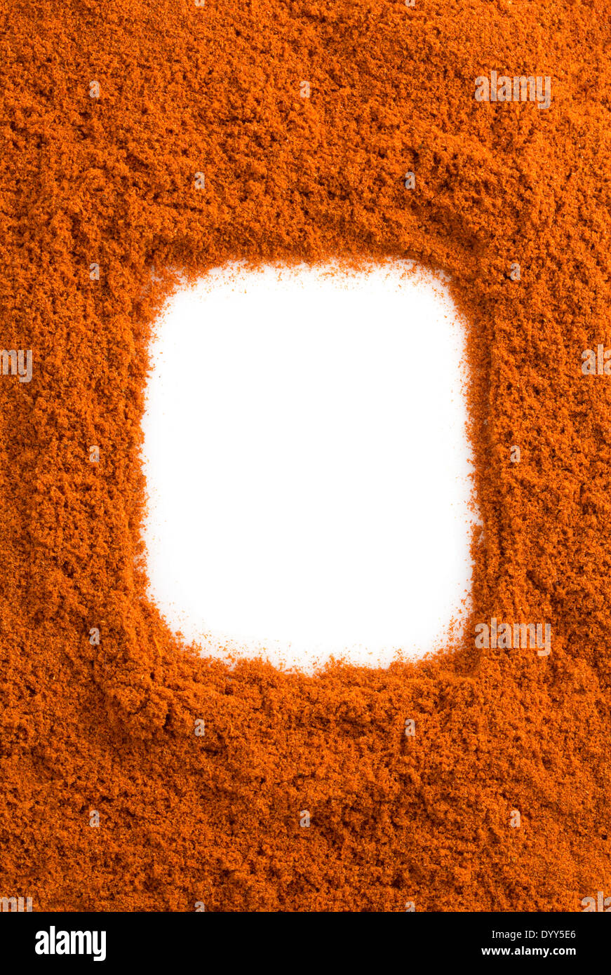 paprika powder isolated on white background Stock Photo - Alamy
